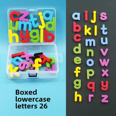 Magnetic Letters 10/26 Pcs Uppercase Lowercase Foam Alphabet