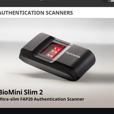 Suprema Biomini Slim 2 Fingerprint Reader Optical 指纹机