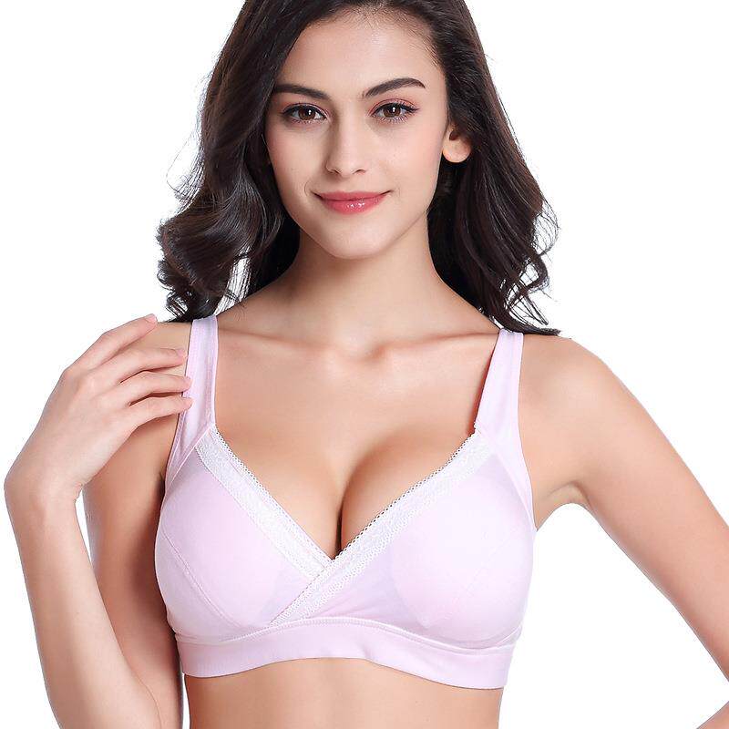 新款直销交叉型哺乳文胸无钢圈背心式睡眠孕妇内衣喂奶运动瑜伽文