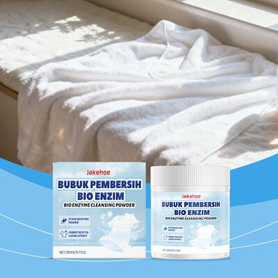 JAKEHOE Stain-Removing Soaking Powder for Clothes: Cleans, R