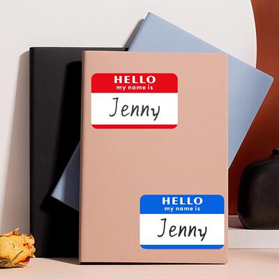 Name Tag Labels Hello My Name Is sticker 150PCS Baby Announ