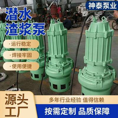 带搅拌潜水泥砂泵河底潜水泥浆泵挖泥船吸砂泵立式潜水渣浆泵