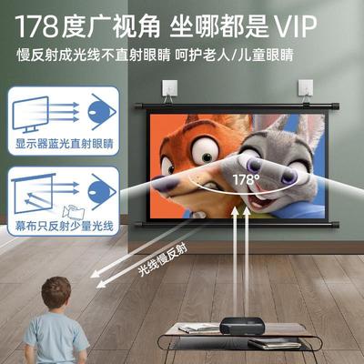 Projection screen 100 inch screen support floor projector