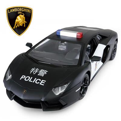 高档RASTAR星宝马X男儿6M特警110公安rc遥控汽车孩辉童电动玩具越
