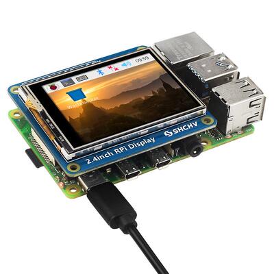 树莓派2.4寸显示屏SPI触摸控制屏Raspberry Pi5B/4B/3B+/ZERO 2W