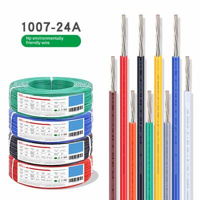 Led电缆1007 # 24Awg美国标准0.2平方米11/0.14Ts外径1.4mm Pvc数
