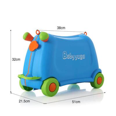 Suitcase Kids Girls Boys Can Ride On Seat Sit On Luggage Bag