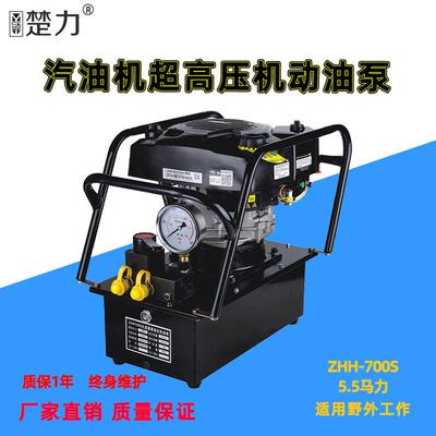 巨琥液压汽油机泵ZHH-700S双回路电动液压泵5.5马力机动泵