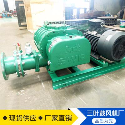 山东SWR型三叶罗茨鼓风机厂家22KW污水处理回转式鼓风机价格选型