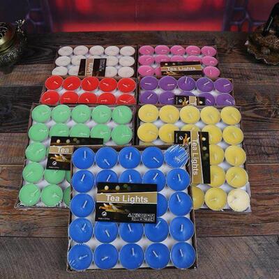 50 PCS tea lights candle romantic party birthday candles蜡烛