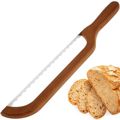 Bread Bow Cutter Serrated Bagel Cutter Stainless Steel Sourd
