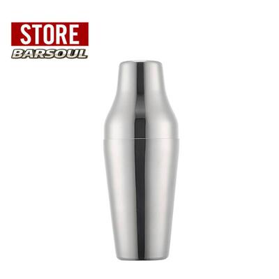 BARSOUL国际经典法式650ml不锈钢二段式摇酒壶调酒器雪克壶Shaker