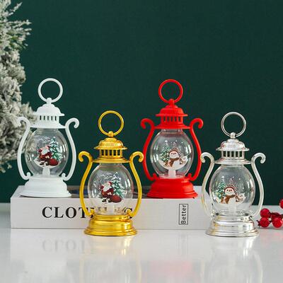 Christmas glow portable oil lamp tabletop decoration 小油灯