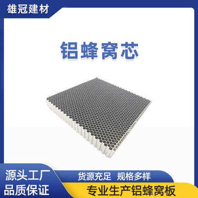 佛山雄冠铝蜂窝板厂家批发微孔铝蜂窝芯 过滤网格珊建材 隔断用材
