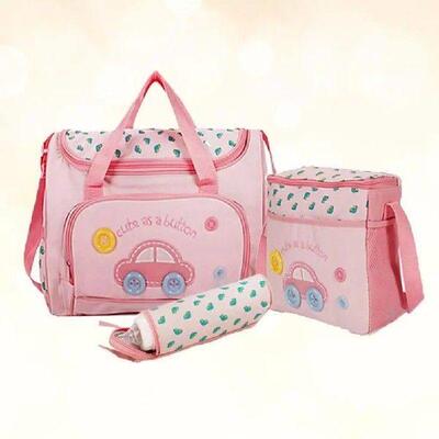 Diaper Bag Set Large Capacity Baby Nursing Tote Shoulder