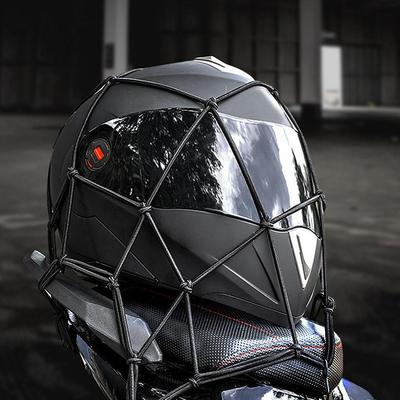 摩托车行李网头盔杂物网兜油箱网袋绑带松紧网兜车尾夜间固定网绳