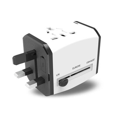 新款2USBTYPE-C多功能转换插头工厂直销3USB多国通用转换插头礼品