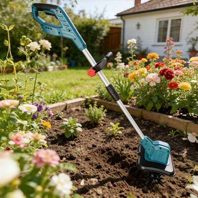 厂家直销FIX微耕机松土机农电用翻地土机小型家用电动锄头挖土锂