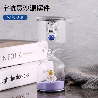 宇航员计时器摆件高级装饰摆件