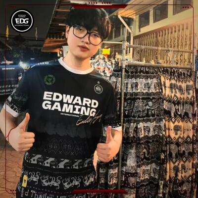 【瓦电】EDG无畏契约泰国曼谷大师赛队服短袖
