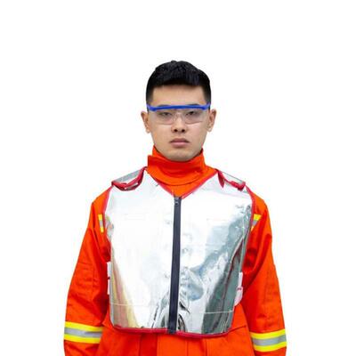 NAF-12复合铝箔防火降温背心500度隔热马甲高温作业防火服