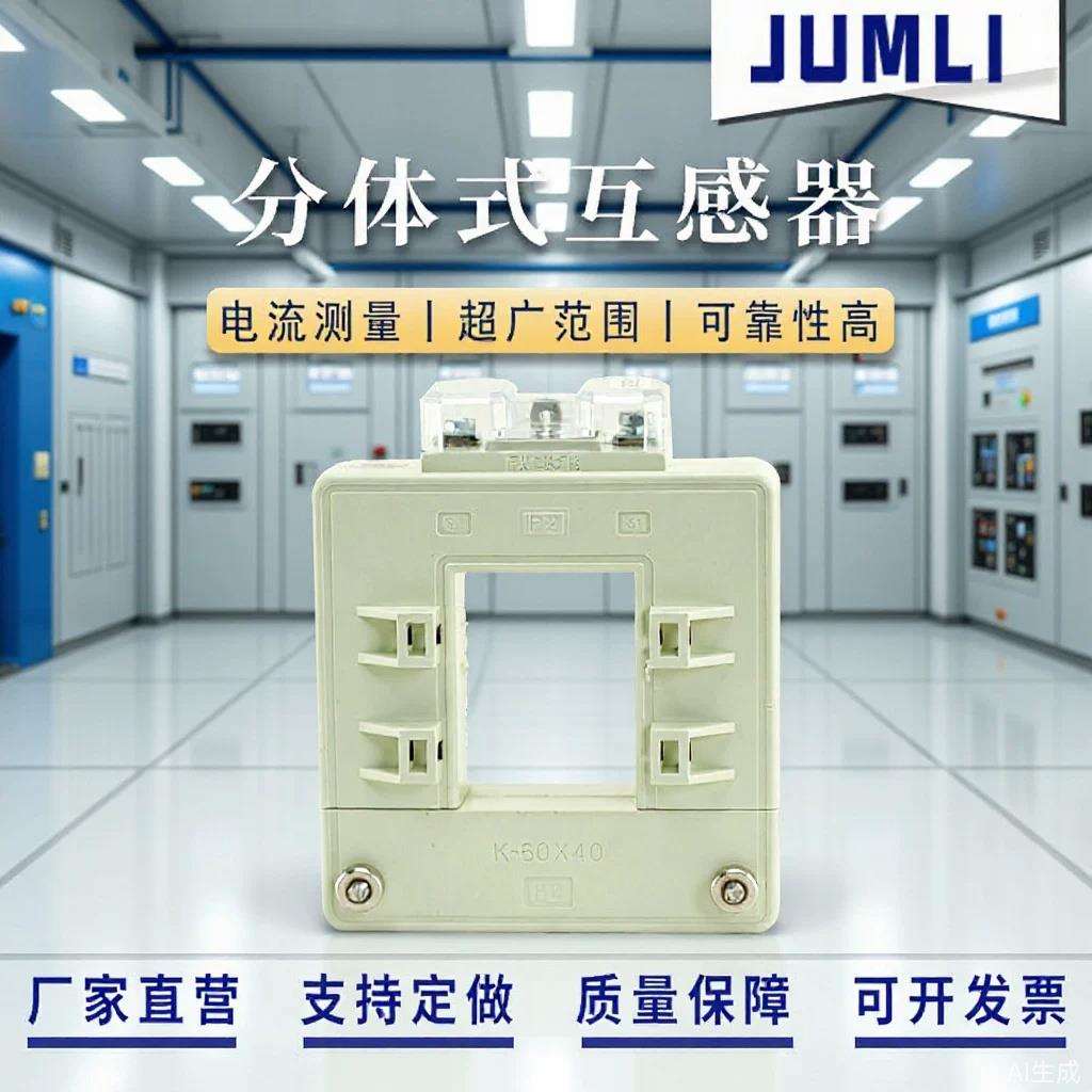 开口式电流互感器开启开合式免拆铜排安装可侧位接线交流DP-510