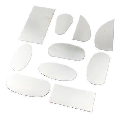 10Pcs Pottery Clay Molding Tools Steel Sharp Serrated