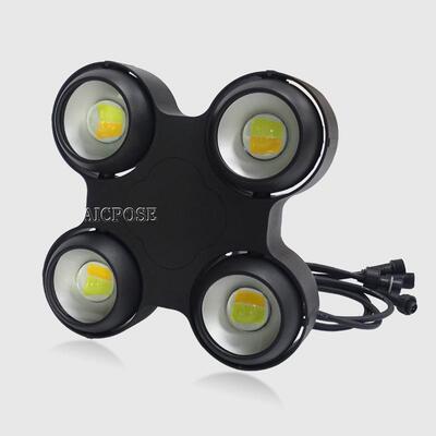 防水观众灯4颗100WCOB二合一室外泛光灯爆闪频闪舞台灯户外面光灯