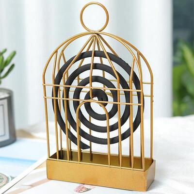 Wholesale birdcage mosquito coil holder, household fireproof