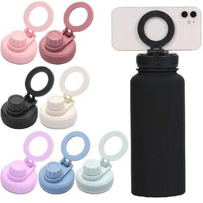 Double Vacuum Insulated Bottle Lid with Cellphone Magnetic