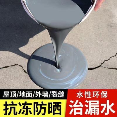 屋顶防水涂料水泥地坪漆屋顶雨补虹防水材料平房外墙裂缝渗水涂料