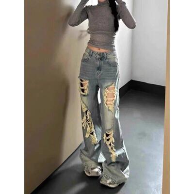 Fateh Light Blue Stacked Flare Jean