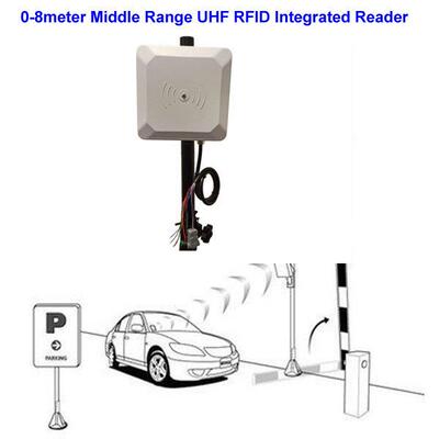 8米超高频读卡器915Mhz一体机 垃圾桶管理RS485 韦根读头
