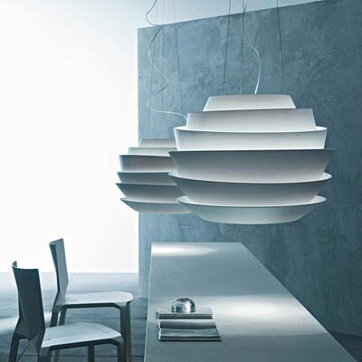 意大利Foscarini Le Soleil餐厅灯 北欧简约客厅书房卧室玫瑰吊灯