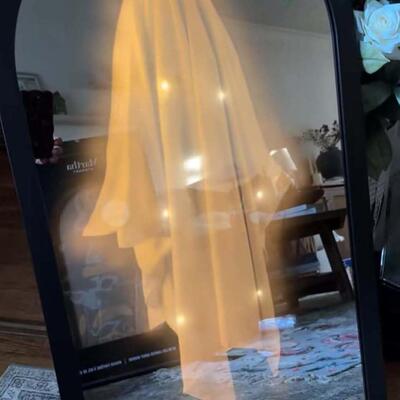 新款 Halloween Novelty Ghost Mirror万圣节新奇鬼镜全息鬼镜装