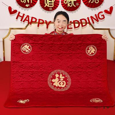 福垫F968TTTM婚新娘百福坐坐福被出结嫁女方垫婚礼垫子坐福垫婚庆