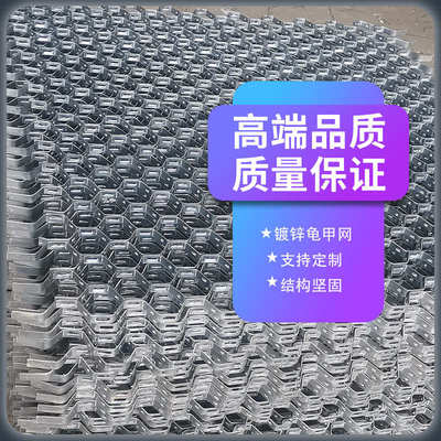 厂家现货管道六角龟甲网 隔热金属网镀锌耐高温炉窑龟甲网