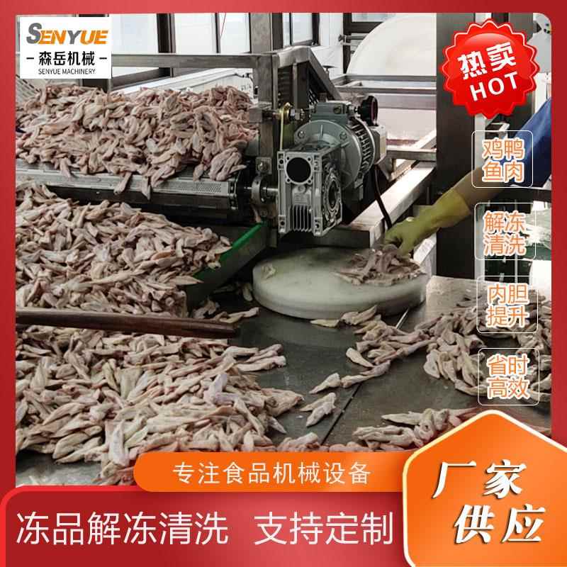 泡肉制品解冻清洗鸡爪鸭翅气不锈内胆MAG提升洗肉机钢厂家果机蔬