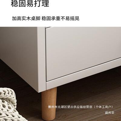 厂家直销厂家直T035销简约头现代床柜实腿储物柜简小型易卧室家木