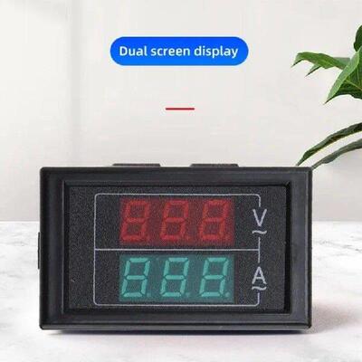 Volts Amp Meter, 500V 100A Digital Voltmeter Ammeter