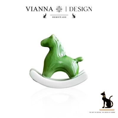 VIANNA丨摇摇马·Dim创意陶瓷桌面摆件玄关茶桌书房软装饰乔迁礼
