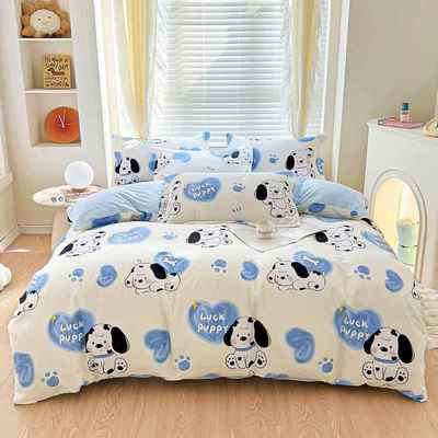 新款纯棉件式4100全棉床品套件被套2米x2.四23米2.x2.4m被罩220x2