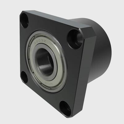双轴承不带卡簧方法兰组件带座轴承BGSCB6004ZZ BFR11固定轴承座