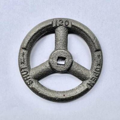 船用阀门手轮方孔铸铁实心开关圆盘手柄转盘751502 751503 751505