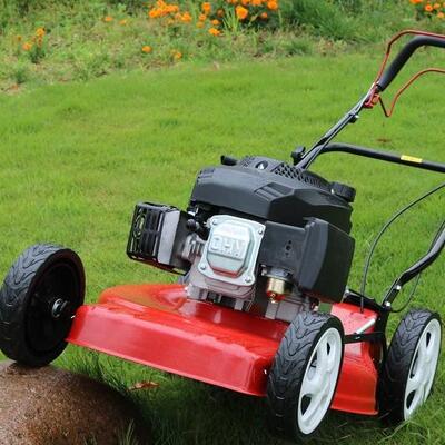 头冲工厂手推式草坪机公园球EJU场庭院草坪修剪机源用家四程割草