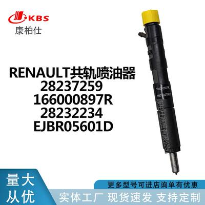 德尔福共轨喷油器总成28237259 166000897R 28232234 EJBR05601D