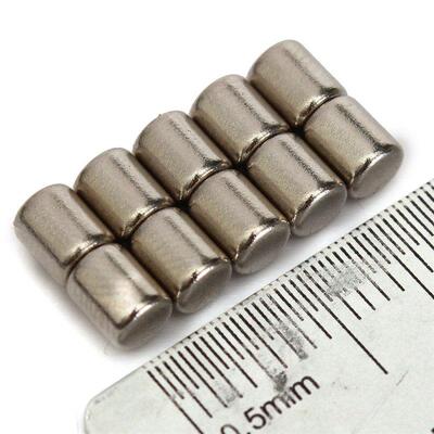 10pcs 4 x 5mm Strong Round Cylinder Magnet Rare Earth Neodym