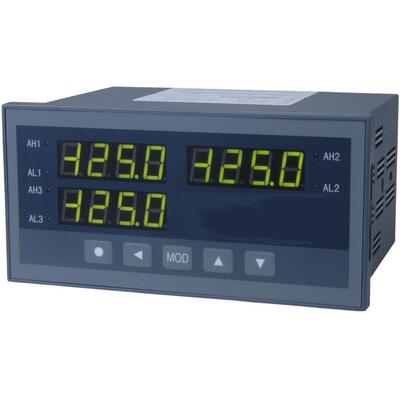 XSD3三通道仪表,带三个报警点,馈电变送通讯和打印功能可选