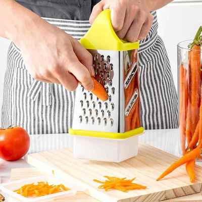 Cheese grater Box Grater-4 Sides Stainless Steel不锈钢四面刨