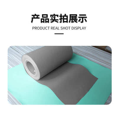 灰色SP400导热硅胶垫可背胶绝缘片玻纤基材电源散热矽胶布可分切